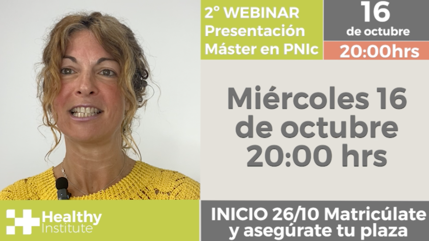 Webinar del Máster en PNIc - ¡Resolvemos tus dudas en directo ...